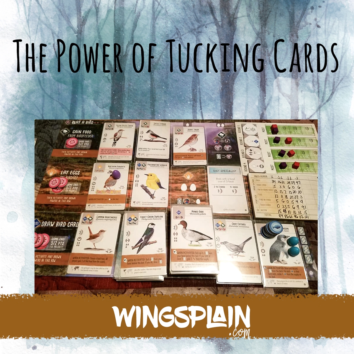The Tremendous Power of Tucking Cards in Wingspan • Wingsplain